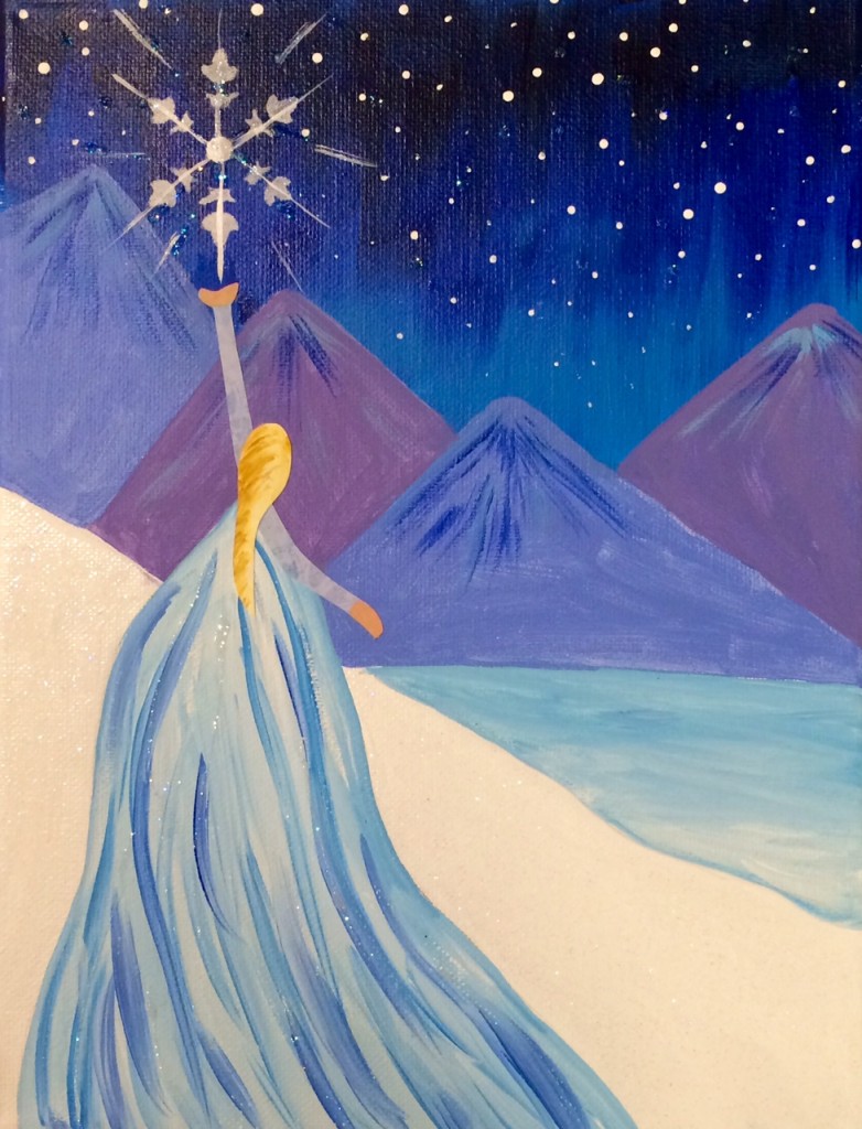 How to Paint Frozen - Maureen Marks Art
